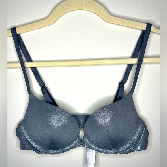 Adore Me | Intimates & Sleepwear | Adore Me Silver Push Up Bra New With ...